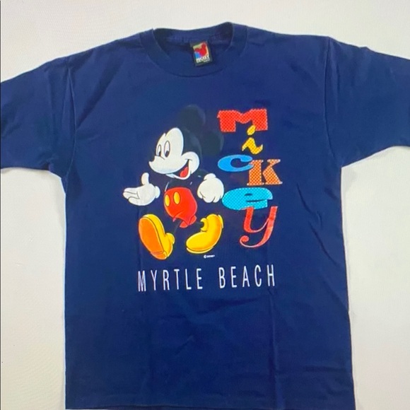 Disney | Shirts | Disney Navy Mickey Mouse Tee | Poshmark